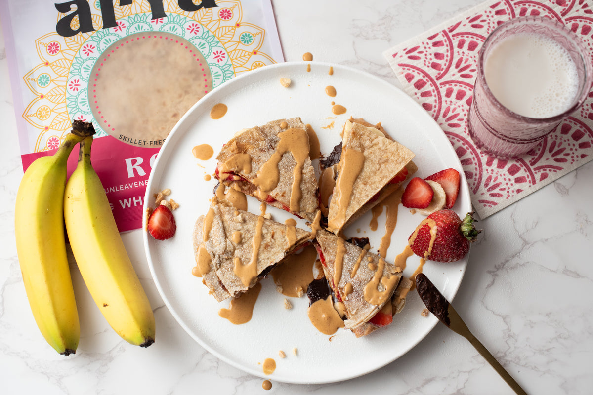 Banana Berry Snack Wrap Recipe – Arya