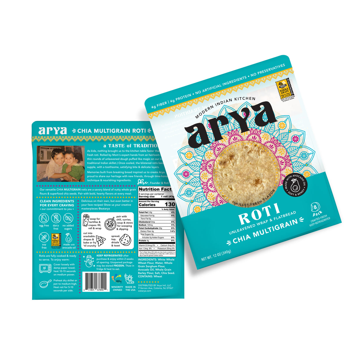 Chia Multigrain Roti – Arya