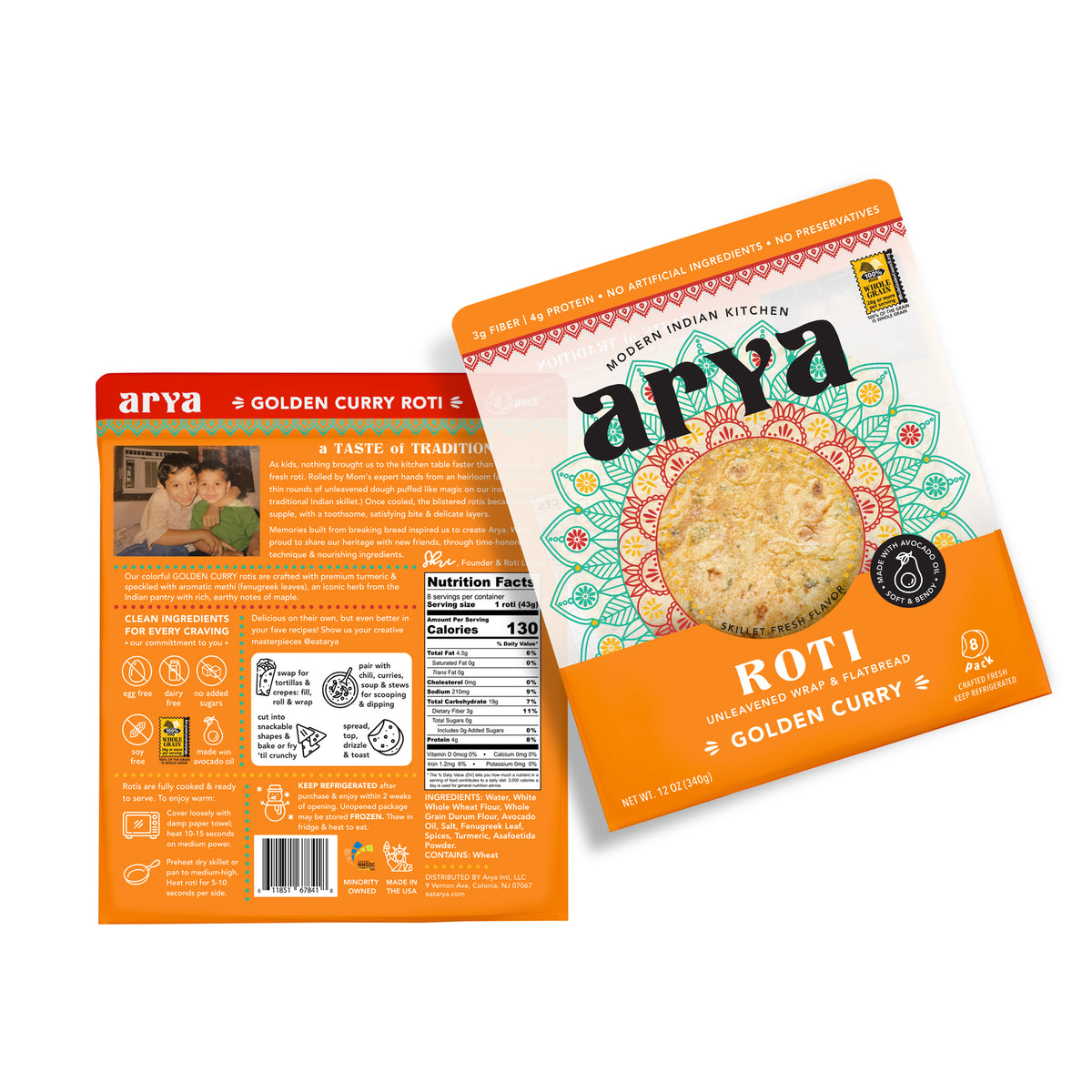 Golden Curry Roti – Arya