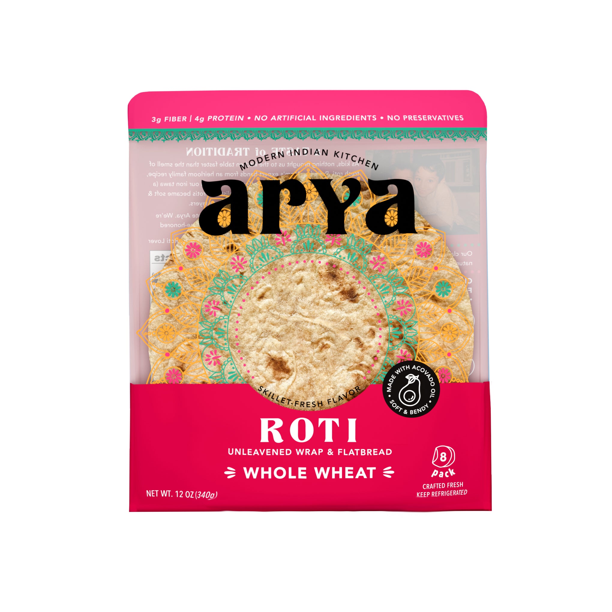 Whole Wheat Roti – Arya