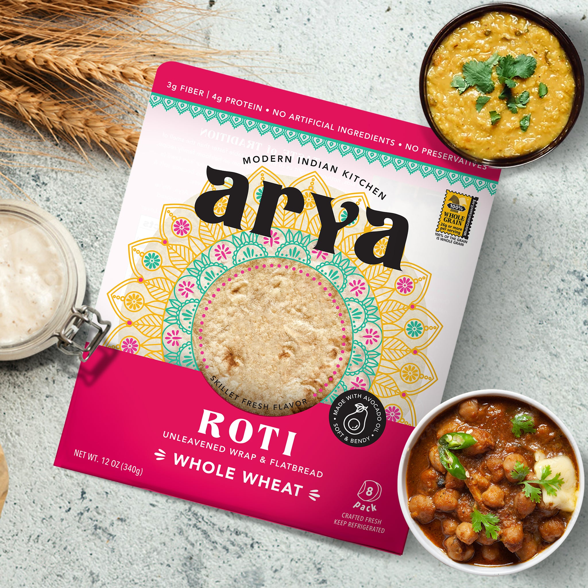 Whole Wheat Roti – Arya